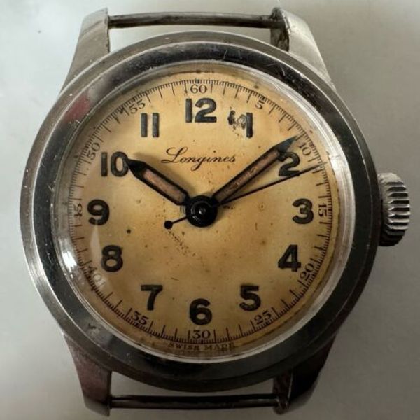 Longines Tre Tacche Centre Seconds 1930s 10.68N with Stepped Case ...