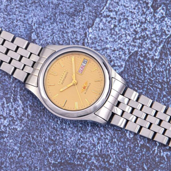 Citizen Eagle 7 Golden Textured Sunburst dial Automatic Vintage Ultra ...