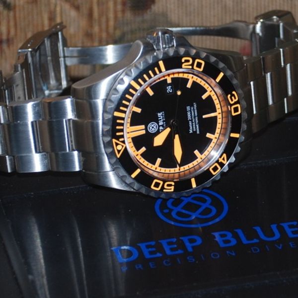 SOLD FS: Deep Blue Master 2000 III Inner Lume Ring - Black Black Black ...