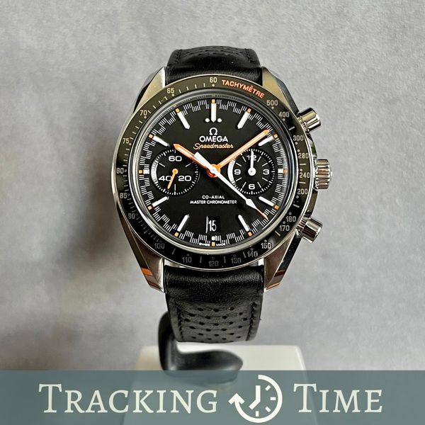 Omega Speedmaster Racing "Orange" Two Counter Black Dial Co-Axial ...