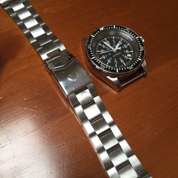 FS: Sterile dial Marathon GSAR with maple leaf bracelet | WatchCharts ...