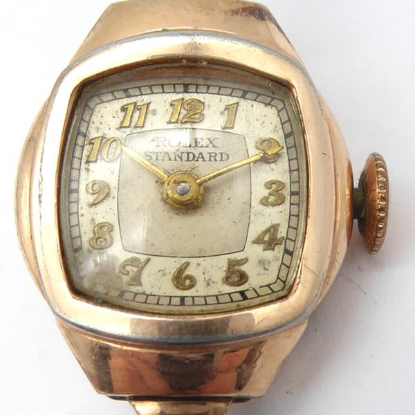 LOVELY VINTAGE LADIES ROLEX STANDARD ART DECO STYLE WRISTWATCH ...