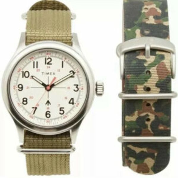 Timex X Todd Snyder Men's Quartz Watch - Olive / Camo 40mm #TWG017800 ...