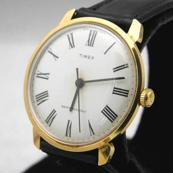 FS: Timex Marlin Dress Watch Very Good Condition 35mm Roman Numeral ...