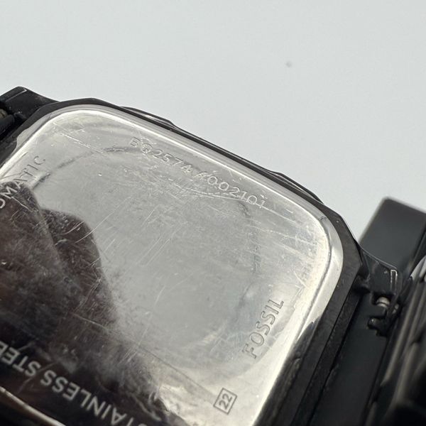 Fossil Skeleton Watch Automatic Black | WatchCharts Marketplace