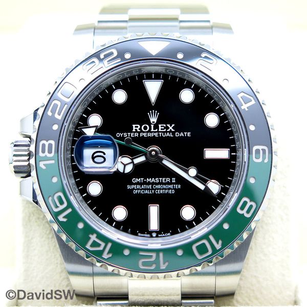 FS: Rolex 126720VTNR LEFT HANDED GMT MASTER II-OYSTERBRACELET-STAINLESS ...