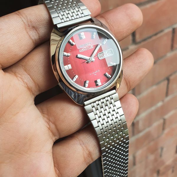 [$399 USD] FS: Seiko Maroon Red 1974 Seiko Actus SERVICED Stunning JDM ...