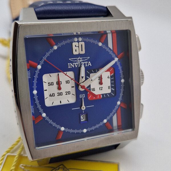 Invicta S1 Rally Chronograph GMT Quartz "Monaco" Style Men's Watch ...