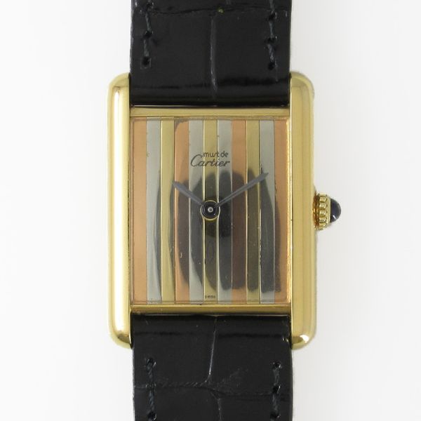 [Used] CARTIER LM Cartier must de TANK Manual winding CARTIER genuine ...