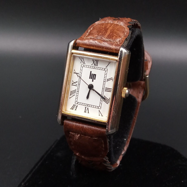 Churchill Quartz Lip Tank Watch - New Battery - Functional - Good ...