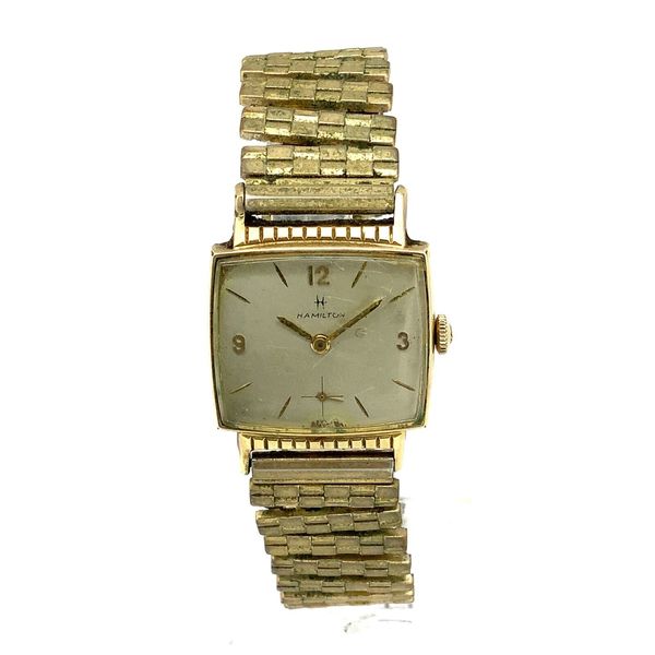 Vintage 1962 Menâ s Hamilton â Garyâ 10K RGP 27mm 17J Automatic Watch ...