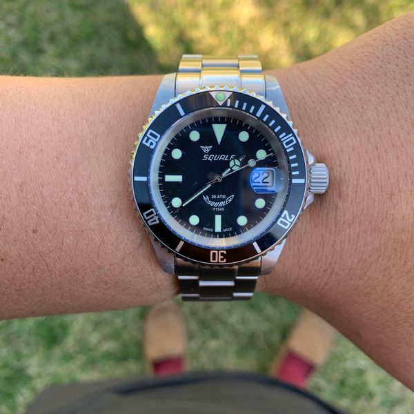 [WTS] Squale 1545 20 Atmos Maxi Dial, Aluminum Bezel | WatchCharts ...