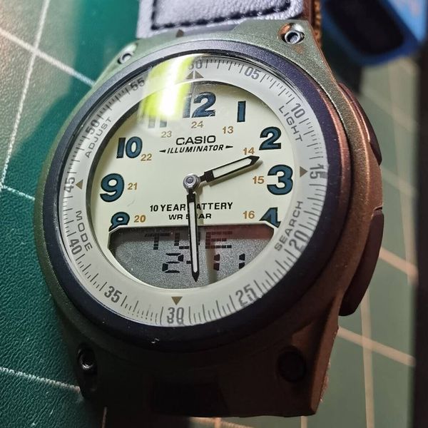 NEW - JDM CASIO TELEMO 30 MILITARY STYLE WATCH - JAPAN ONLY MODEL ...