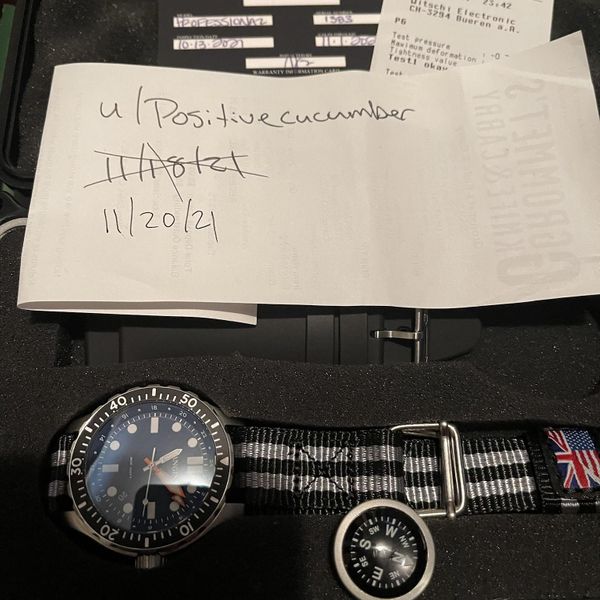 [WTS] Sangin Instruments Professional blue diver w/compass | WatchCharts
