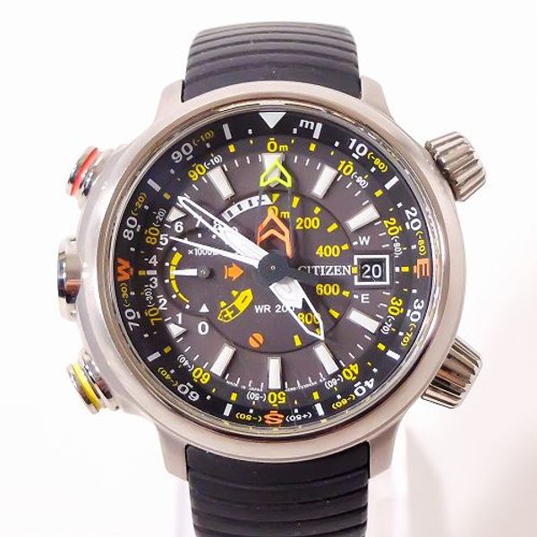 [Used] CITIZEN PRO MASTER ECO-Drive Altichron Date J280-T019773 Citizen ...