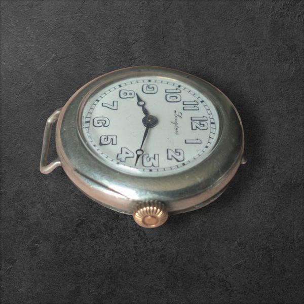 Longines C.1915 Silver Trench Type Watch Swiss Made Lug Missing For ...