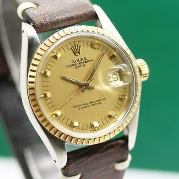 1978's ROLEX 1505 OYSTER PERPETUAL STEEL/GOLD AUTOMATIC MEN'S WATCH ...