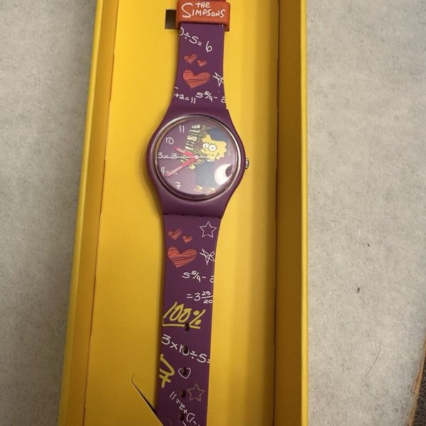 Swatch Graduation Watch Lisa Simpson | WatchCharts Marketplace