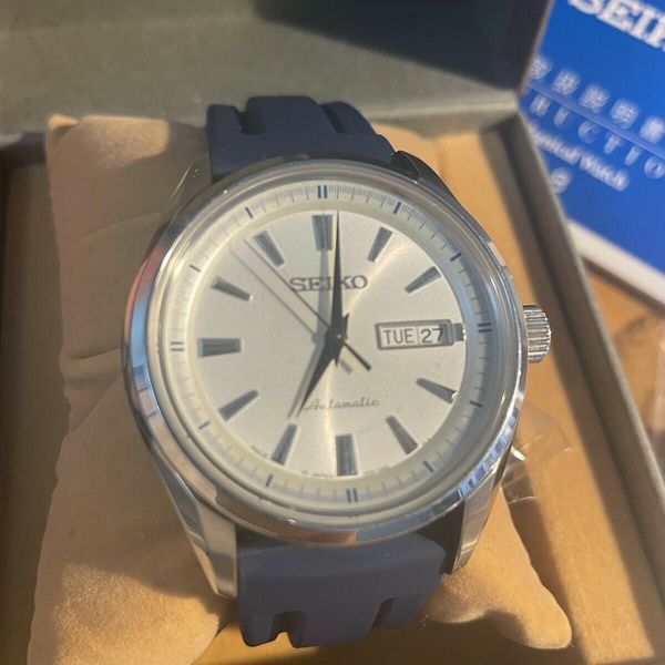 Seiko SARY055 PRESAGE Mechanical Automatic Men's Watch - Silver WITH ...