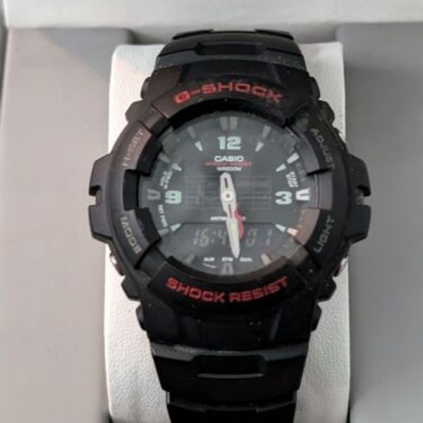 casio g shock watch g-100 Fully Working Good Condition | WatchCharts ...