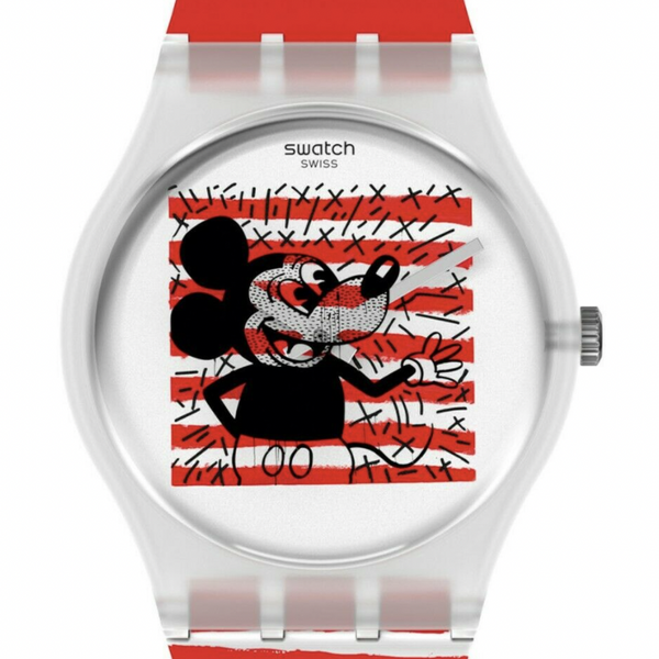 BRAND NEW Rare Limited Swatch Disney Mickey Mouse X Keith Haring Mouse ...
