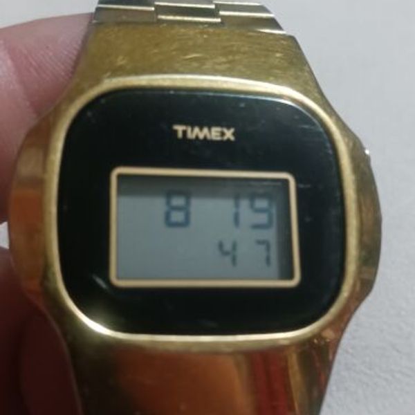 RARE Vintage Timex K Cell Menâ s Watch Gold Tone, Clear, Run ...