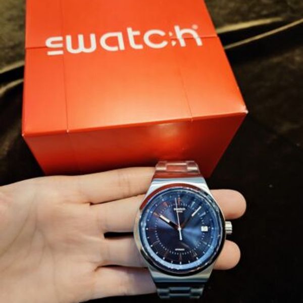 Swatch SISTEM 51 Automatic SHIMMER AT DUSK YIS435G NEW IN BOX | WatchCharts Marketplace