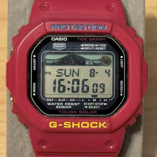 [WTS] Casio G-Shock GRX-5600A-4 G-LIDE Tough Solar Tide & Moon Graph ...