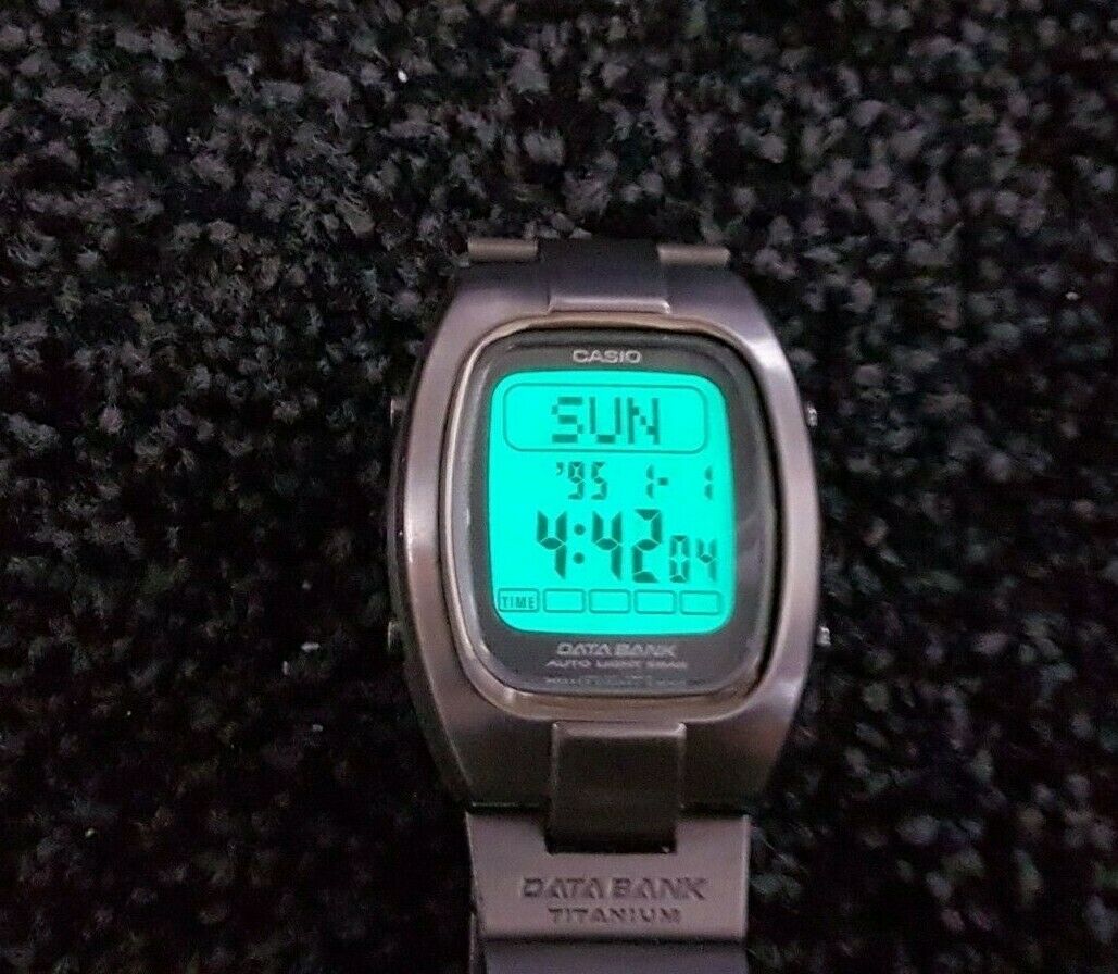 デジタル CASIO DATABANK TITANIUM DB-101T 5BAR bS12J-m53966762199 カシオ