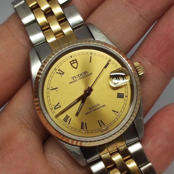 Vintage Rolex Tudor 72033 Roman Dial Automatic Watch - Read Description ...