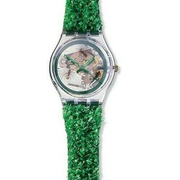 Collectable Swatch Watch: BRAND NEW, Garden Turf; Grass & Ants; SKZ103 ...