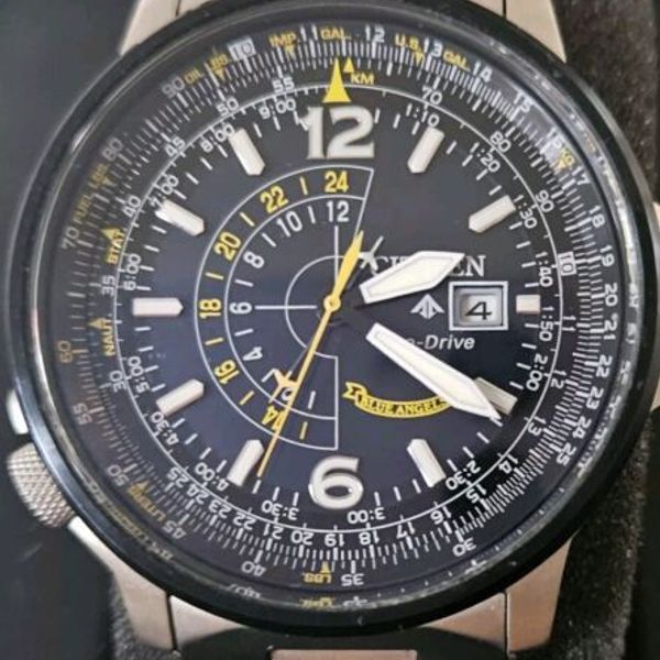 Citizen Promaster Nighthawk Blue Angels Men's Eco-Drive Watch BJ7006 ...