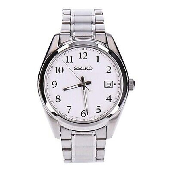 Seiko Conceptual Series Quartz Stainless Steel 40mm SUR459P1 Like New ...