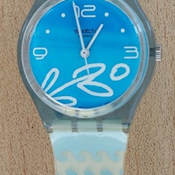 SWATCH WATCH ATHENS OLYMPICS 2004 SPECIAL EDITION (BLUE) *CLEAN/NEW ...