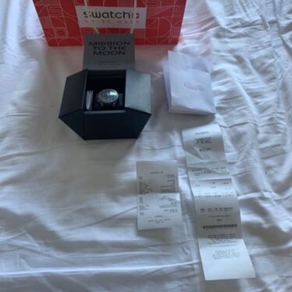 Swatch Omega Mission To The Moon - 2 Year Warranty - Receipt 100% Authentic | WatchCharts ...