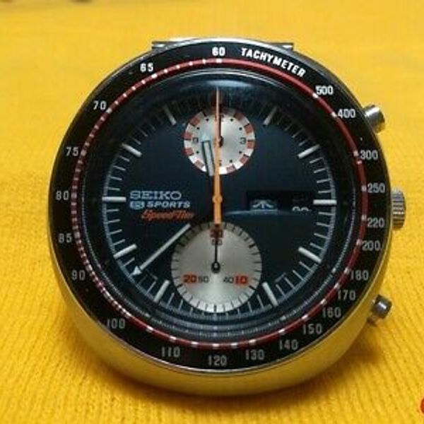 Authentic SEIKO Speed Timer Watch 6138-0011 UFO manufactured in March ...