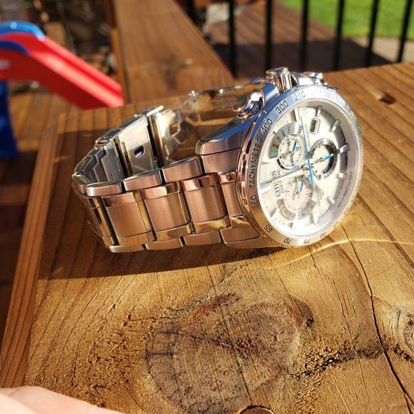 Citizen Mens Atomic Radio Controlled Eco-Drive Watch AT4000-53B ...
