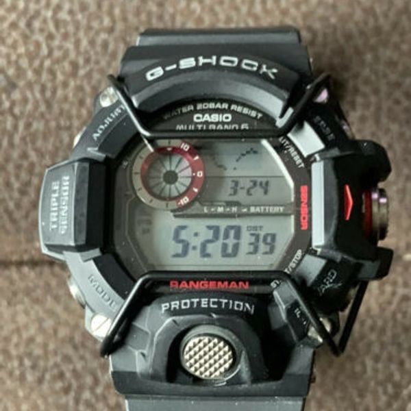 Casio G-Shock Rangeman GW9400 Tough Solar Triple Sensor plus Bullbar ...