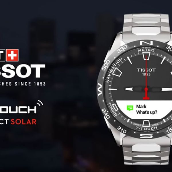 TISSOT Tissot watch Tissot T-touch connect solar solar power generation ...