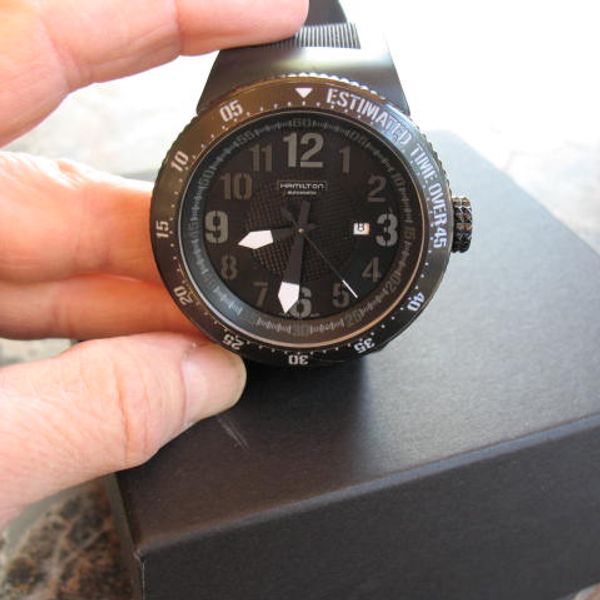 SOLD! Hamilton -- Titanium Automatic Black IP | WatchCharts