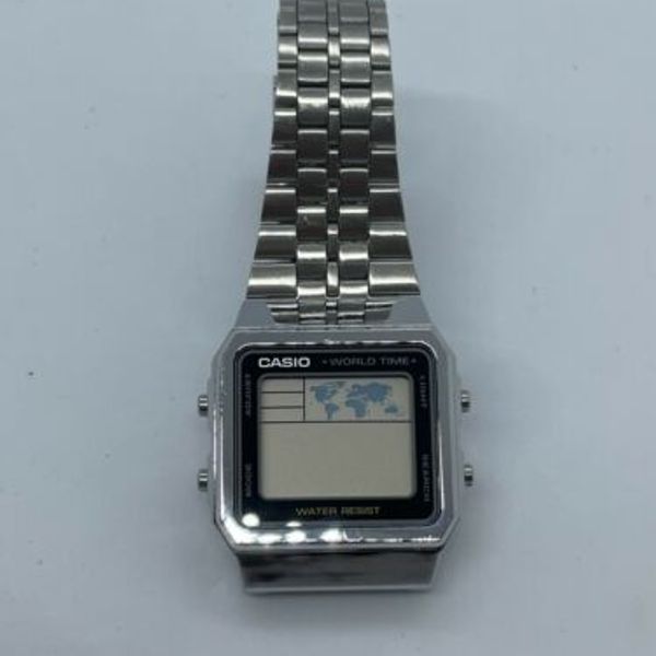 Vintage Working Casio World Time A500W Needs Battery | WatchCharts
