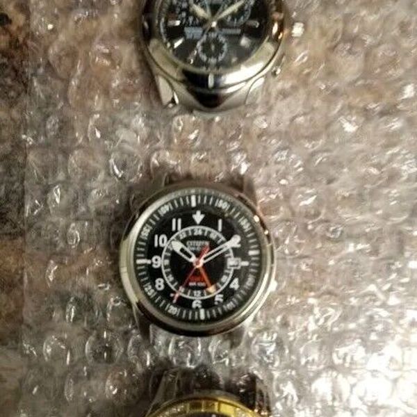 Citizen Eco Drive WR100 Watch Lot Jobber Watchmakers No Movements ...
