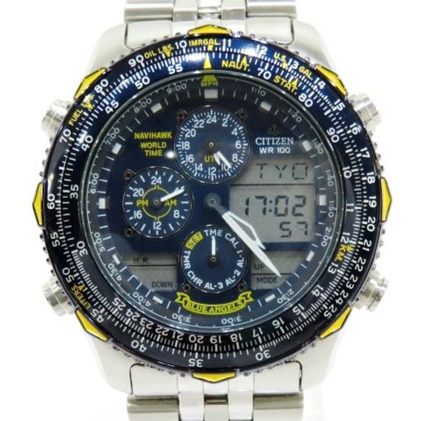 CITIZEN Promaster Navihawk Blue Angels C300-Q00842 Quartz Watch * Used ...