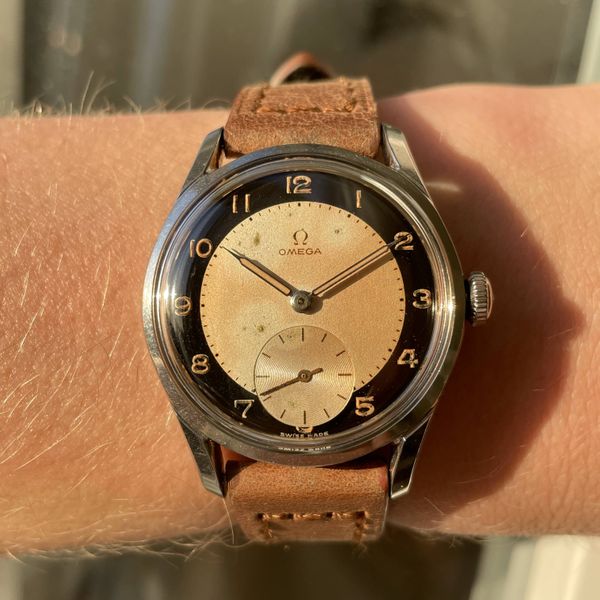 1950 Vintage Omega Rare Bullseye Dial (ref. 2639) | WatchCharts Marketplace