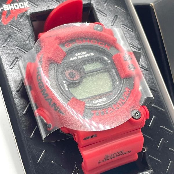 G-SHOCK DW-8200F-4JR FROGMAN Red frog Casio Watch | WatchCharts Marketplace