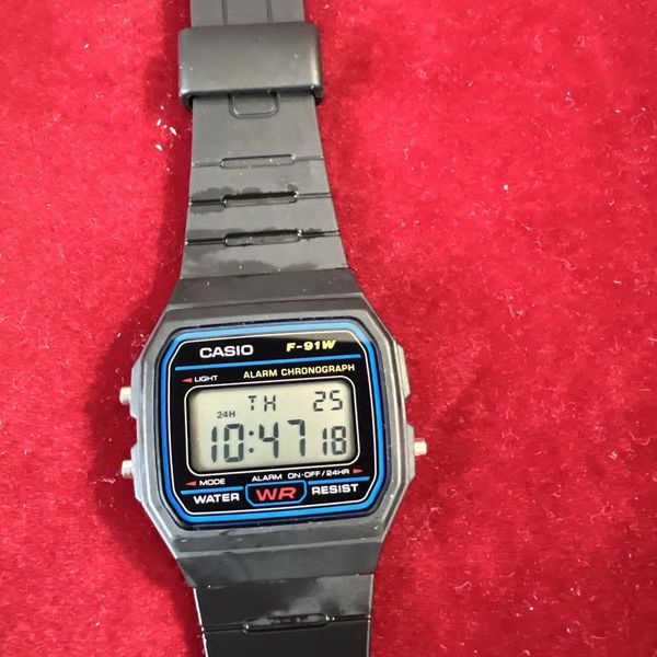 Casio F91W-1 Classic Digital Watch Resin Strap, Men's | WatchCharts ...