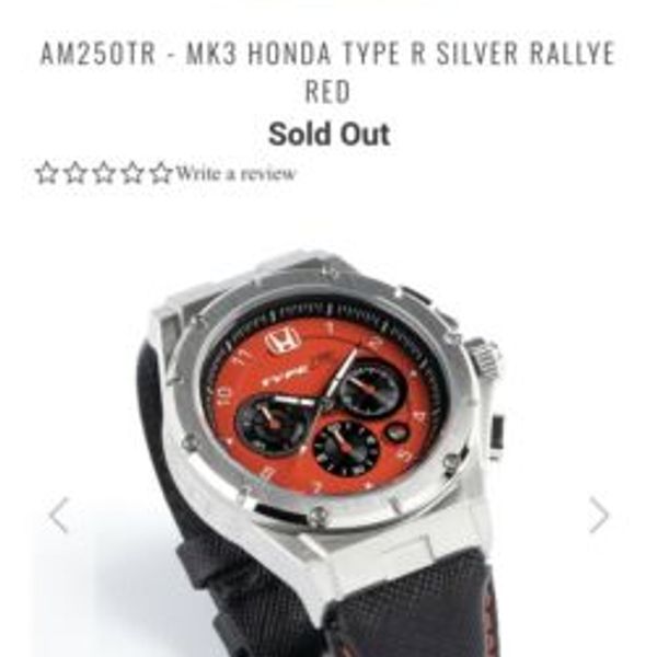 MEISTER MSTR MK 3 HONDA CIVIC TYPE R FK8 WATCH AM249TR Rally Red NEW #5 ...