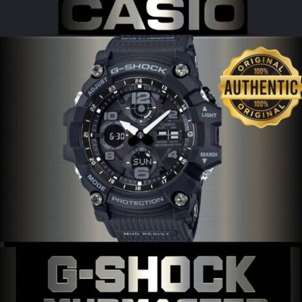 Casio G-Shock Black. Men's Watch - GSG-100 1A.Mudmaster Solar Tough ...