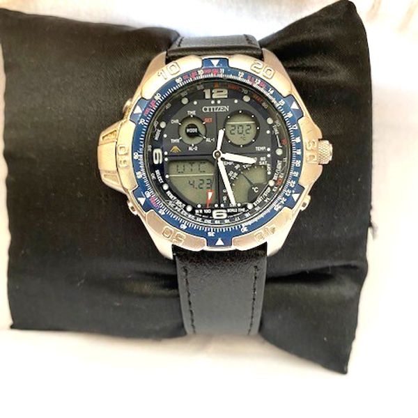 Citizen Mens Vintage Quartz Temperature Day&Date World Time Watch C720 ...