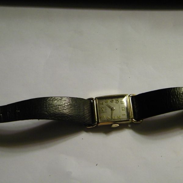 1941 Vintage HAMILTON Essex, Stunning Silver Dial Grade 980 10k GF Case ...